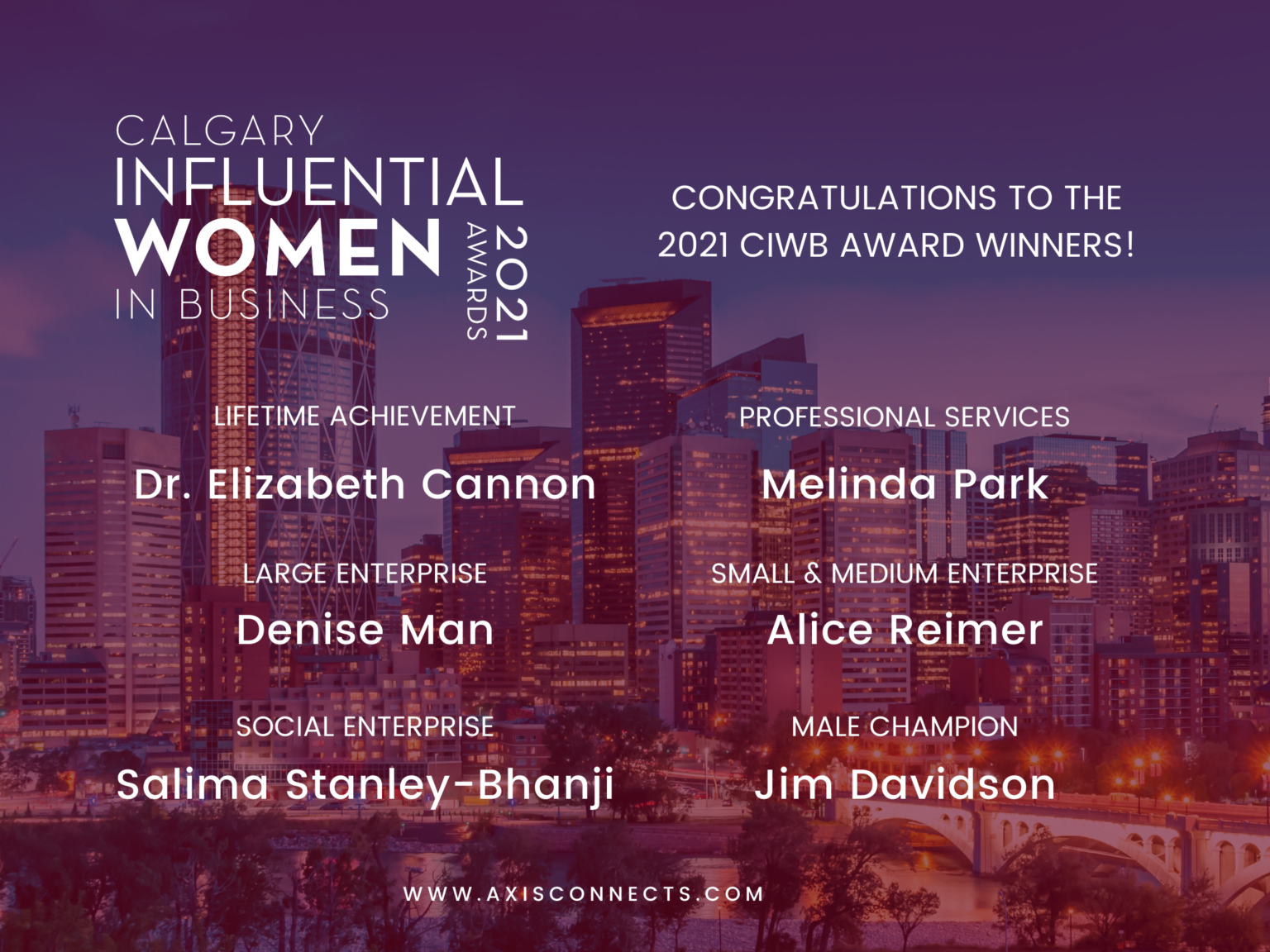 2021 Calgary Influential Women in Business Awards – Association of ...